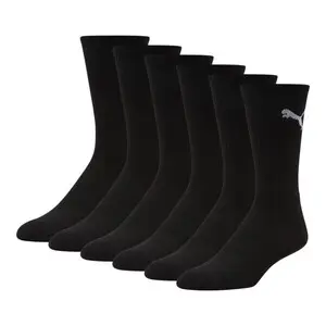 PUMA Half-Terry Crew Socks Black,white