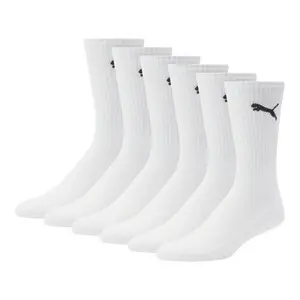PUMA Half-Terry Crew Socks White,black