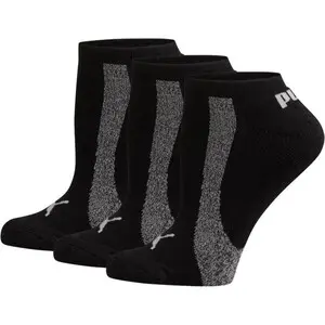 PUMA No Show Socks Black Traditional