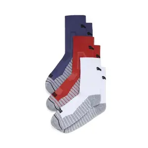 PUMA Terry Crew Socks 3 Pack - Assorted Colours