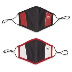 PUMA Face Mask (set Of 2) Black-as