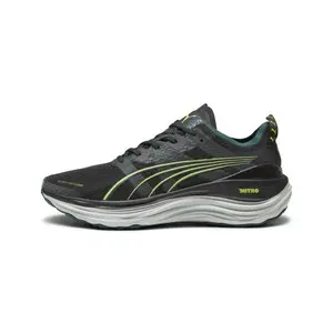 PUMA Foreverrun Nitroâ¢ Winterized Running Shoes - Black-malachite-yellow Burst