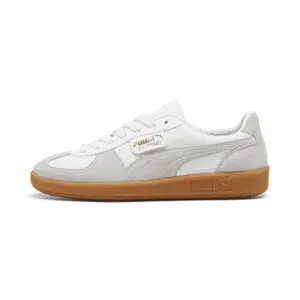 PUMA Palermo Leather Sneakers - White-glacial Gray-gum