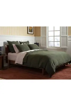 PARACHUTE Linen Sham Set In Green
