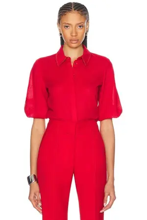 Gabriela Hearst Cuffed Blouses