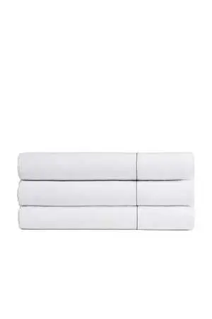 PARACHUTE Heirloom Tencel Linen Top Sheet - White