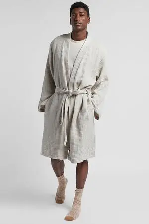 PARACHUTE Cloud Cotton Robe In Cream - Bone