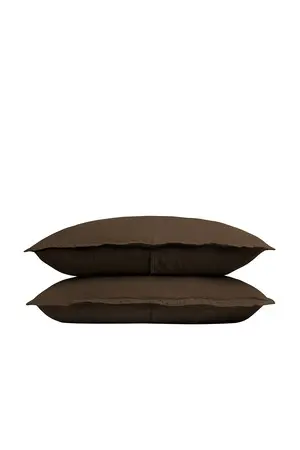 PARACHUTE Linen Sham Set In Brown