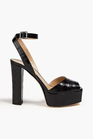 GIUSEPPE ZANOTTI Betty Platform Sandals - Black