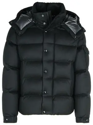 Moncler 'vezere' Virgin Wool Down Jacket - Black