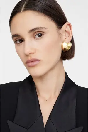 ANINE BING Chunky Heart Earrings