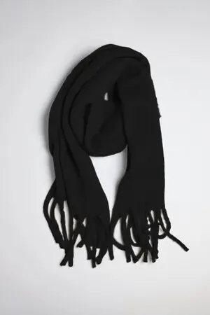 Velvet By Graham & Spencer Chic Solid Scarf - Black