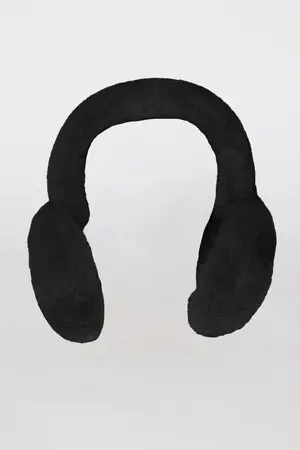 Velvet By Graham & Spencer Faux Fur Earmuffs - Black