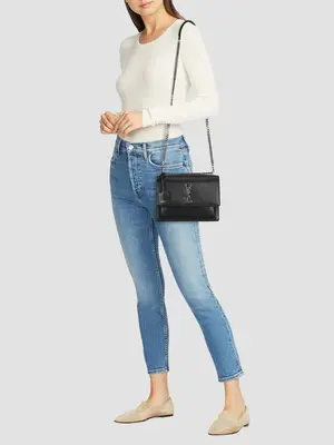 Saint Laurent Sunset Leather Shoulder Bag