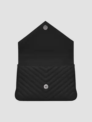 Saint Laurent College Quilted Leather Bag
