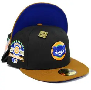 New Era Chicago Cubs 1990 All Star Game Patch 59fifty Fitted Hat - Black/blue