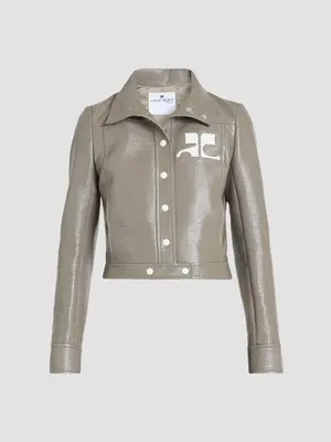 COURREGES Vinyle Reedition Jacket - Light Mocha