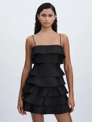 Acler Tiered Frill Mini Dress