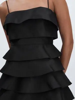Acler Tiered Frill Mini Dress