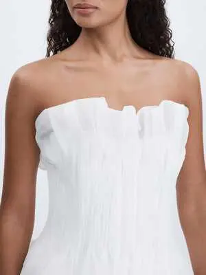 Acler Clements Organza Strapless Top
