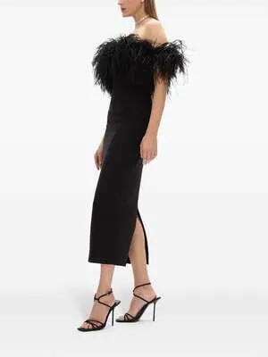 Rachel Gilbert Link Feathered Dress