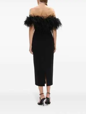Rachel Gilbert Link Feathered Dress