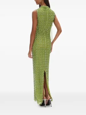 rachel gilbert green beaded dress RACHEL GILBERT INDI GOWN - GREEN by Rachel Gilbert