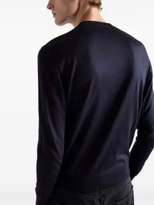 Prada Crew-neck Silk Jumper