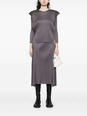 Issey Miyake Monthly Colors September Blouse - Purple