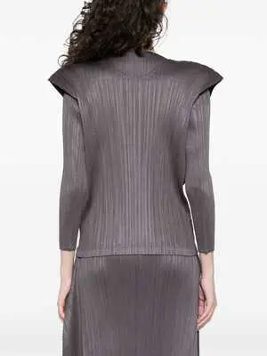 Issey Miyake Monthly Colors September Blouse - Purple