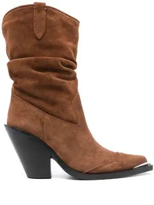 Ermanno Scervino 90mm Suede Boots