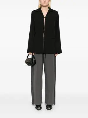 JNBY Contrasting-fabric Panel Trousers