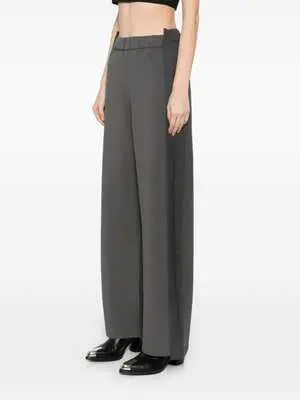 JNBY Contrasting-fabric Panel Trousers