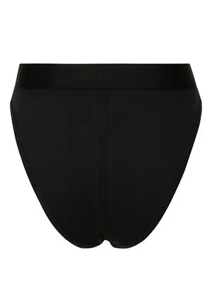MARINE SERRE Crescent Moon-embroidered Briefs