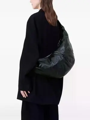 LEMAIRE Large Croissant Bag In Coated Cotton