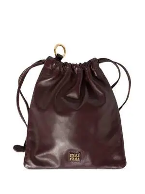 Miu Miu Logo Patch Pouch