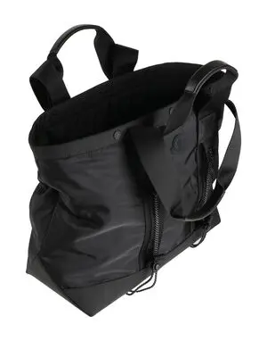 Moncler Maxi Shopper Bag With Leather Trims