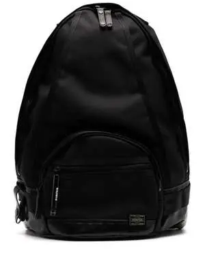 PORTER-YOSHIDA & CO Logo-patch Backpack - Black