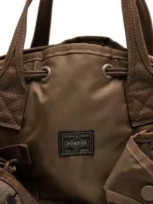 PORTER-YOSHIDA & CO Logo-patch Tote Bag