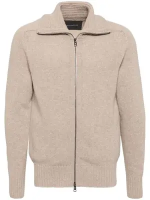 Tagliatore Zip Up Cardigans For Men