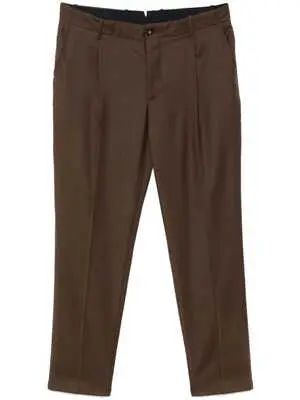 MANUEL RITZ Flannel Trousers - Brown