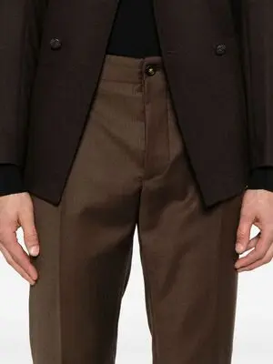 MANUEL RITZ Flannel Trousers - Brown