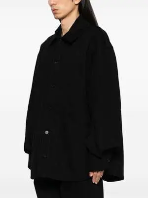 LGN LOUIS GABRIEL NOUCHI Denim Jacket With Corset Detailing