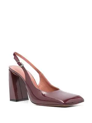 Amina Muaddi 95mm Charlotte Slingback Pumps
