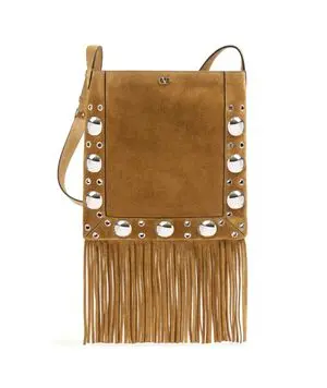 Valentino Garavani Nellcôte Suede Shoulder Bag
