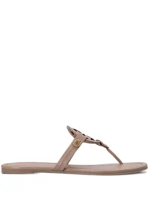 Tory Burch Miller Flat Sandals - Brown