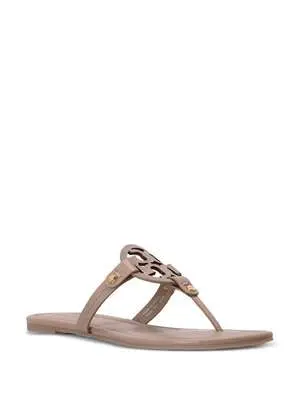 Tory Burch Miller Flat Sandals - Brown