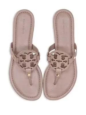 Tory Burch Miller Flat Sandals - Brown