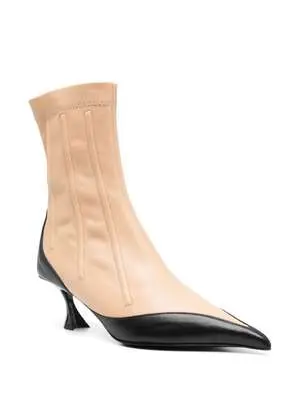 MUGLER 55mm Fang Ankle Boots
