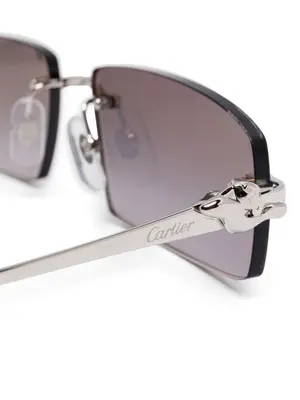 Cartier Panthère Sunglasses - Silver